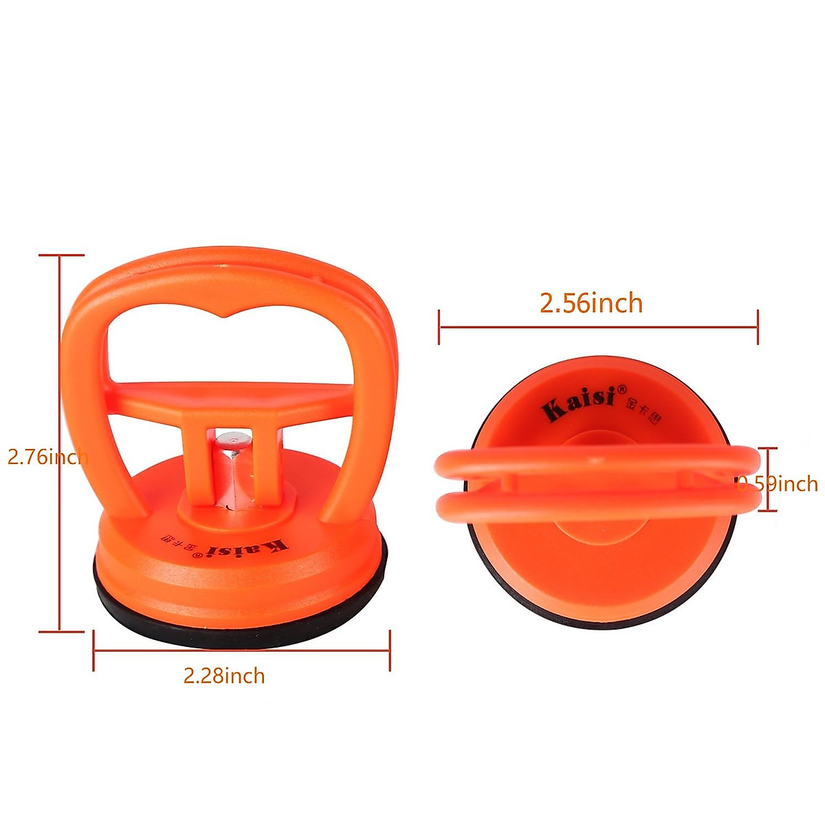 Kaisiking 2 Pcs Car Dent Puller, Suction Cup Dent Puller, Powerful Dent Removal Tool Kit for Car Body Dent Repair, Glass, Screen, Tiles and Mirror Moving