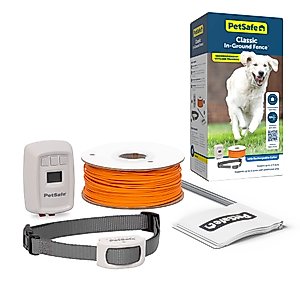PetSafe Classic In-Ground Fence for Dogs and Cats - from The Parent Company of INVISIBLE FENCE Brand - includes 500 ft of Wire - Expandable Coverage up to 5 Acres