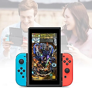 KKOZESST Portrait Mode Flip Grip Handheld Accessory for Nintendo Switch Vertical Mode Orientation Works with OLED Joy-con Grips Stand