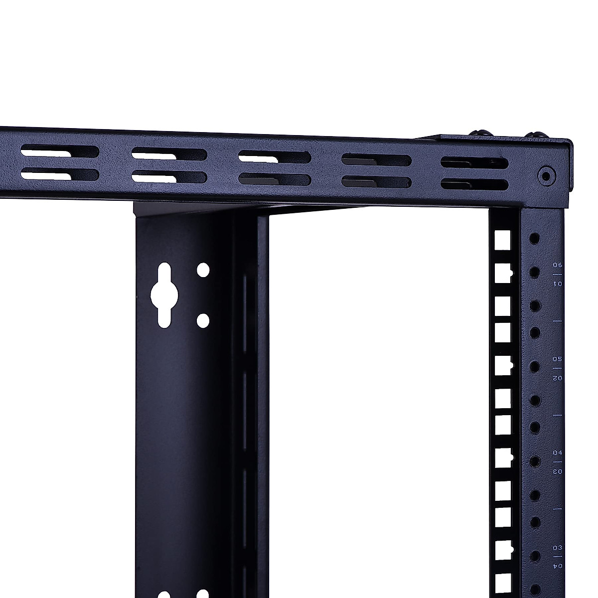 RackPath 6U Wall Mount Rack Open Frame 19in Server Equipment Rack Heavy Duty - 17in Depth