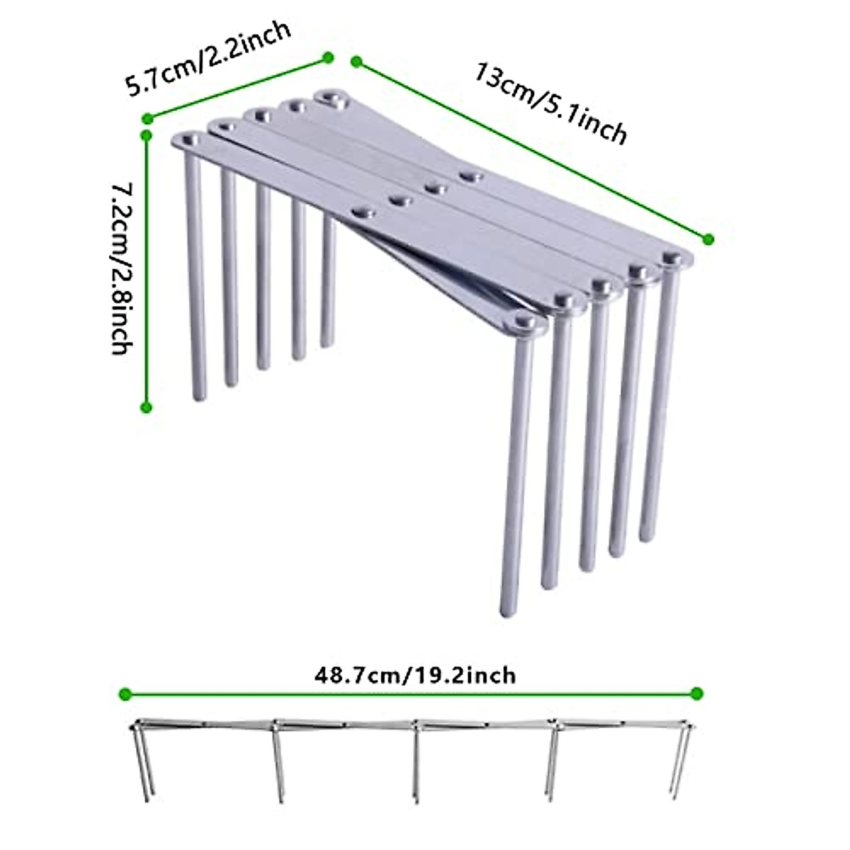 2 Pcs Pot Lid Organizer, Stainless Steel Adjustable Pot Lid Holder, Kitchen Cabinet Pantry Pan and Cutting Board Organizer,Plate Organizer,Bakeware Organizer (2 Pcs)