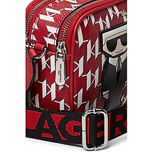 Karl Lagerfeld Paris Maybelle Crossbody Crimson Combo One Size