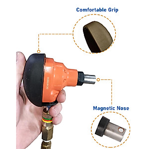 Zeluga 28-433 3-1/2in. Compact Pneumatic with Magnetic Nose Mini Palm Nailer