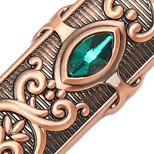 Vintage Design Sewing Needle Case with Zinc Alloy Needle Holder, Prevent Loss, Embroidery and Craft Art Work (Rose Gold)