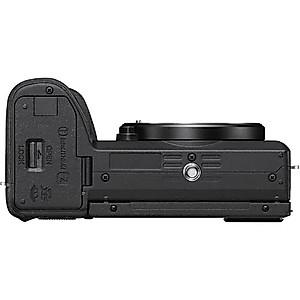 Sony a6600 Mirrorless Camera (ILCE6600/B) E PZ 16-50mm f/3.5-5.6 OSS Lens+Case+128 GIG Memory Cards+TTL Flash+Tripod(17PC) Bundle