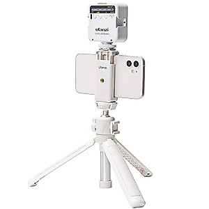 Ulanzi MT-42 Camera Tripod Mini Tabletop Tripod Selfie Stick with Cold Shoe,Travel Tripod for Phone 12 Canon G7X Mark III Sony ZV-1 RX100 VII A6600 Vlogging Filmmaking Live Streaming