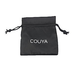 COUYA Punk Stainless Steel Silver Open Cuff Ring Midi Band Knuckle Rings Finger Statement Rings for Women Ladies (7)