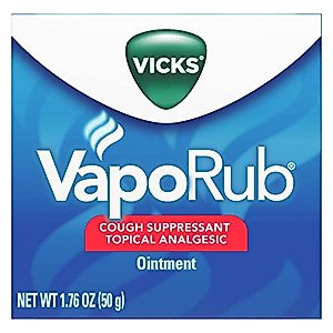Vicks VapoRub Topical Ointment Chest Rub, 3.52 Oz, Pack of 2