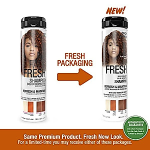 Copper Red Color Depositing Shampoo - Semi Permanent Hair Color with BondHeal Bond Rebuilder - Red Hair Dye for Brunettes - Maintain & Refresh Auburn Color 6.4 oz