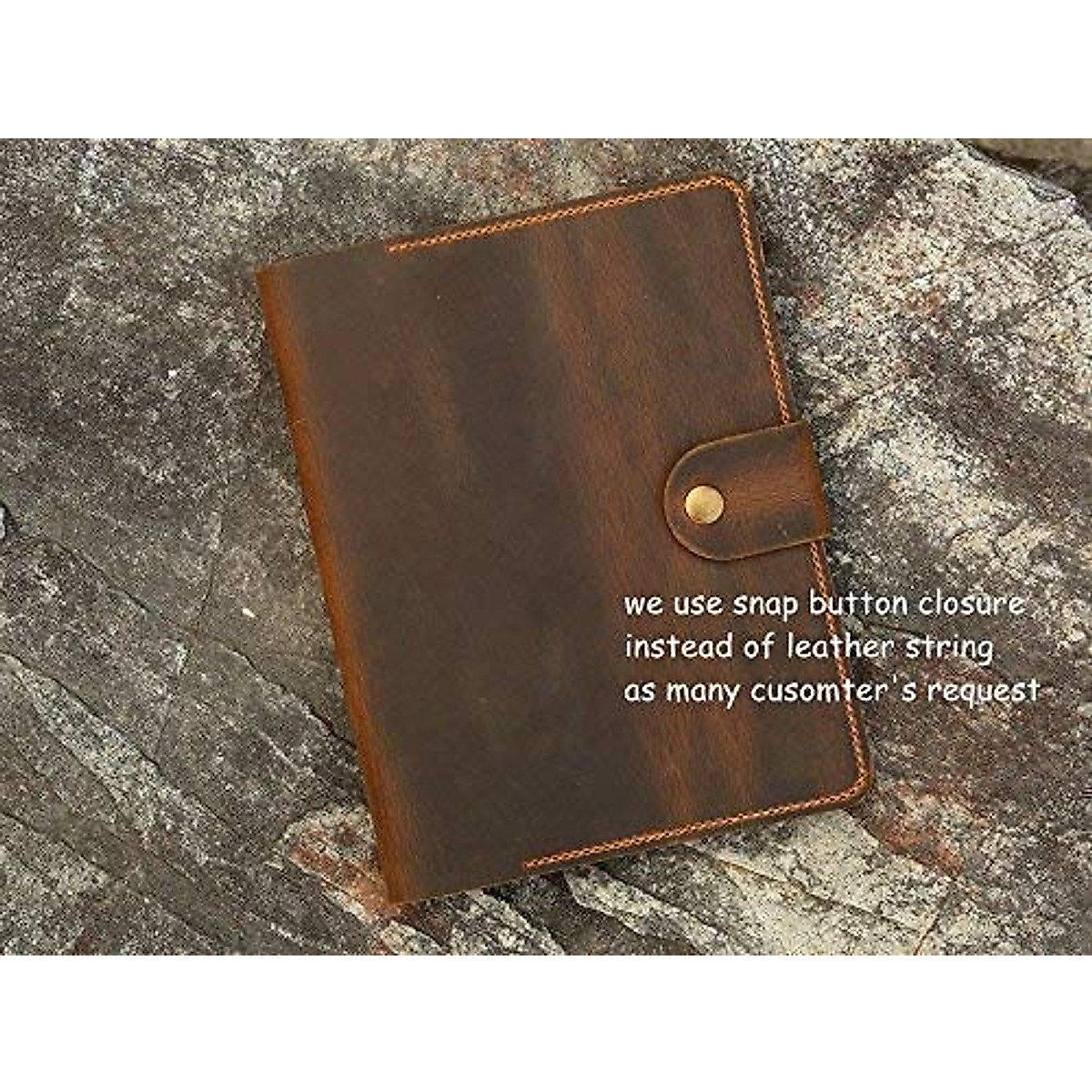 Personalized distressed leather iPad cover case for iPad Pro 9.7 11 12.9 Leather iPad portfolio case for 2019 iPad Air 10.5 inch IDP97SPNC