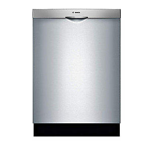 Bosch SHSM63W55N 24" 300 Series Built In Fully Integrated Dishwasher with 5 Wash Cycles, in Stainless Steel