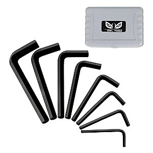 Owl Tools Jumbo Allen Wrench Set (8 Pack - Extra Large Hex Key Set) Sizes 1/4, 5/16, 3/8, 7/16, 1/2, 9/16, 5/8, 3/4