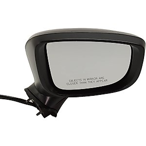 Kool Vue Passenger Side Power Heated Mirror for Mazda 6 2017-2018 With Signal Light Paintable