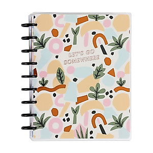 Happy Planner 18 Month Classic Planner Sticker Pack Bundle – Bright Travels - Classic Sized Planner (7” x 9.75”) July 2023 – Dec 2024 & 30 Sheet Sticker Book, 680 Stickers Total