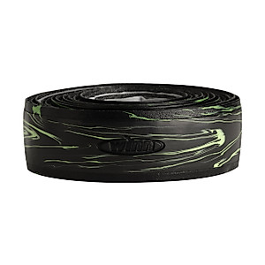 Winn Fishing 66" Rod Overwrap Tape, Slim - Black/Chartreuse
