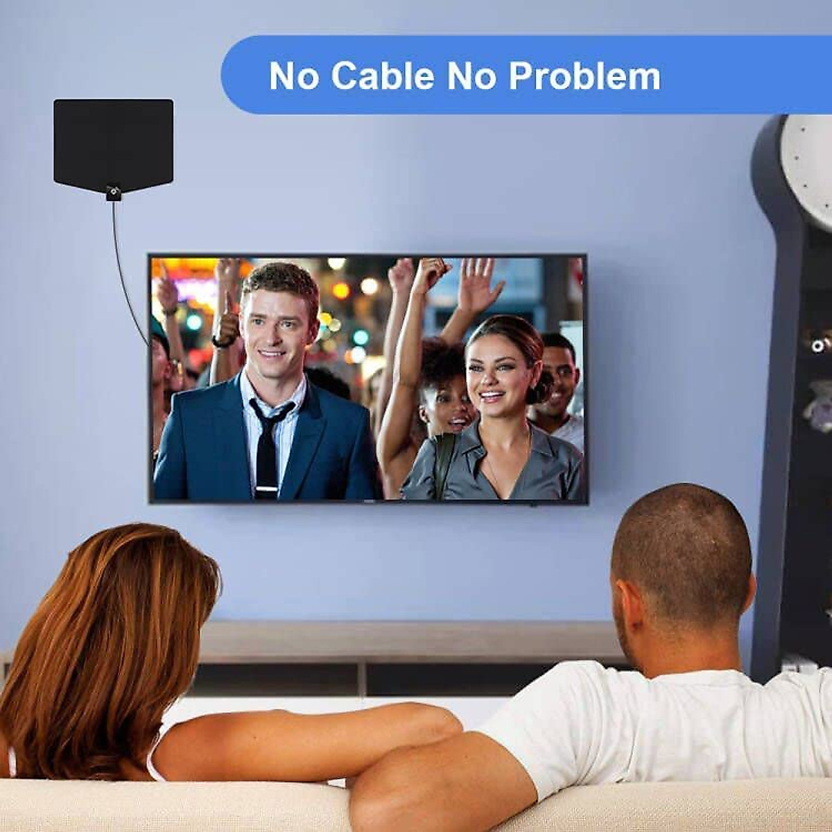 TV Antenna,Amplified HD Indoor Digital HDTV Antenna 200+Miles Range Antenna, Support 4K 1080p and All TVs,13.2ft Coaxial Cable, All Old Tv for Local Channels