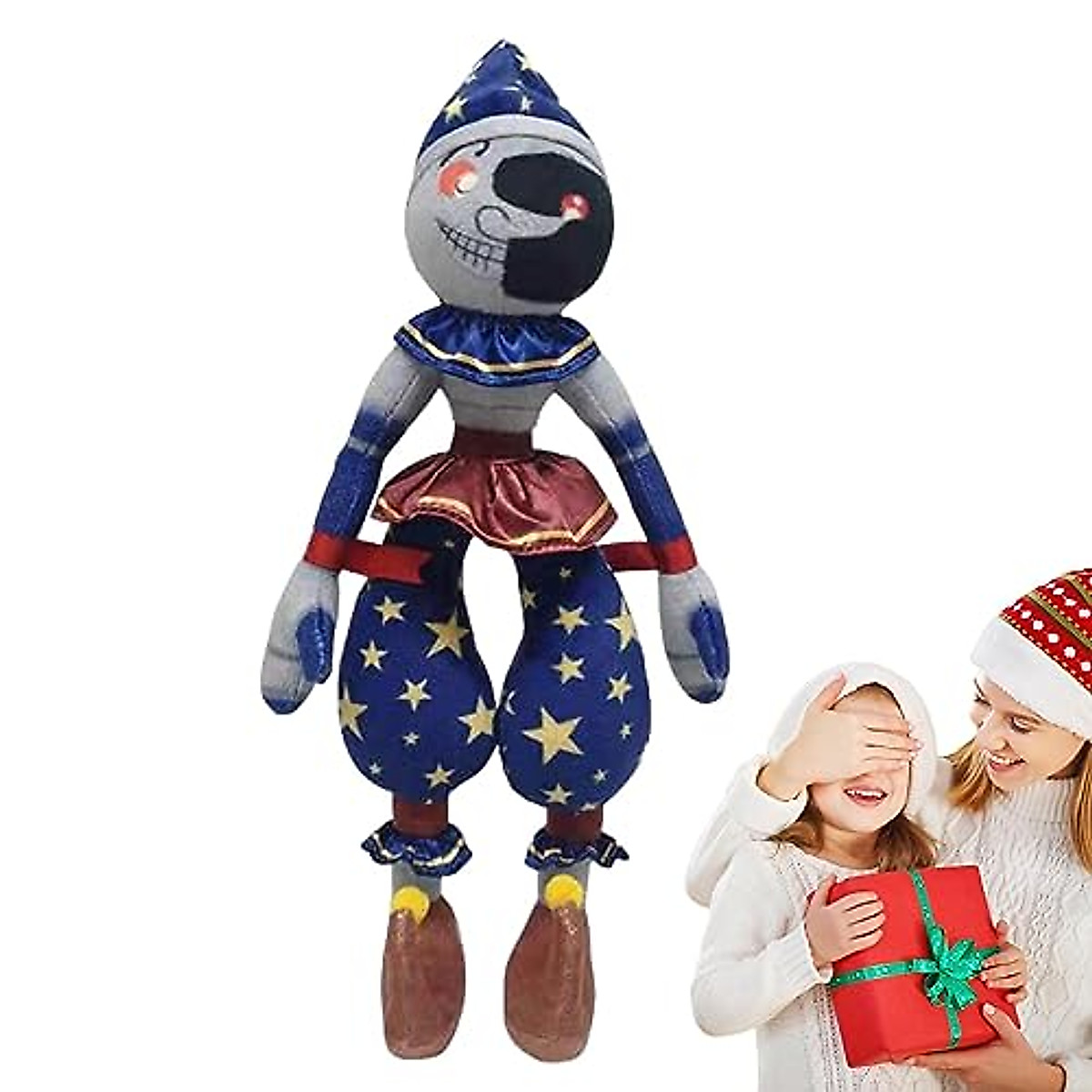 Sun & Moon Daycare Attendant Plushies, Five Nights at Fre.ddy Plush Doll, Hit Horror Game Role Stuffed Toys Sun.Drop & Moondrop, Soft Anime Character Throw Pillow Toy, Cute Home Decor