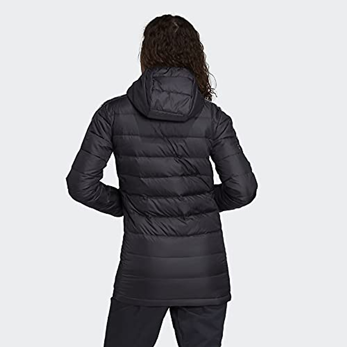 adidas Female Essentials Down Parka, Black,XS