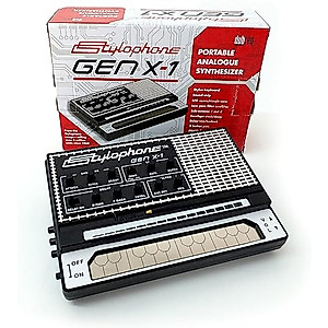 Stylophone Gen X-1 Portable Analogue Electronic Synthesizer with Built-in Speaker | Synth Musical Instrument | Synthesizer Keyboard | Stylophone Instrument