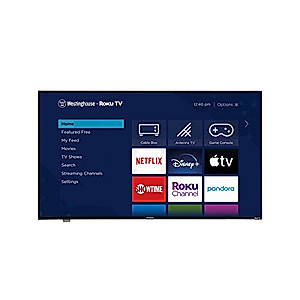 Westinghouse 55-Inch 4K Ultra HD Smart TV HDR10 Compatible with Alexa & Google Assistant 60Hz Refresh Rate + Free Wall Mount (No Stands) WR55UX4019 (Renewed)
