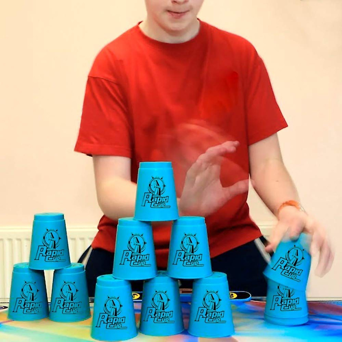 Erlsig 36 Pack Sports Stacking Cups, Quick Stacking Cups Game Speed Training Game for Travel Party Challenge Competition
