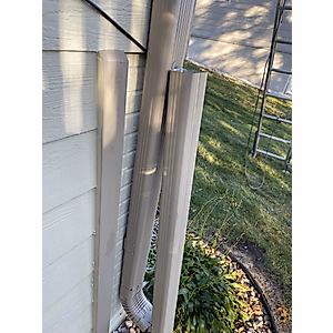 Magnetic Downspout Clip with Hinge (3"x4" 'A' White)