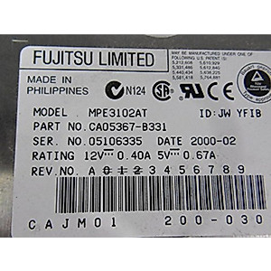 Fujitsu MPE3102AT Hard Drive 10.2GB 5400RPM