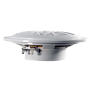 Pyle 5.25 Inch Dual Marine Speakers - 2 Way Waterproof and Weather Resistant Outdoor Audio Stereo Sound System with 100 Watt Power, Polypropylene Cone and Cloth Surround - 1 Pair - PLMR51W (White)