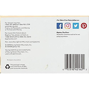 Bigelow Vanilla Chai Black Tea Keurig K-Cups, 24 Count Box (Pack of 1), Caffeinated 24 K-Cup Pods Total