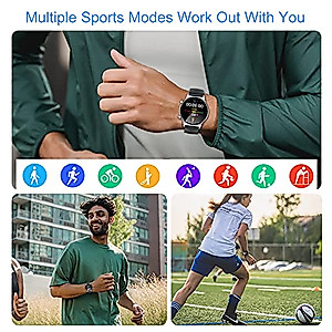 Kimnix Smart Watch, Smartwatch for Men Women IP68 Waterproof Activity Tracker,1.32HD Full Touch Screen Heart Rate Monitor Pedometer Sleep Monitor for Android iOS Phones…