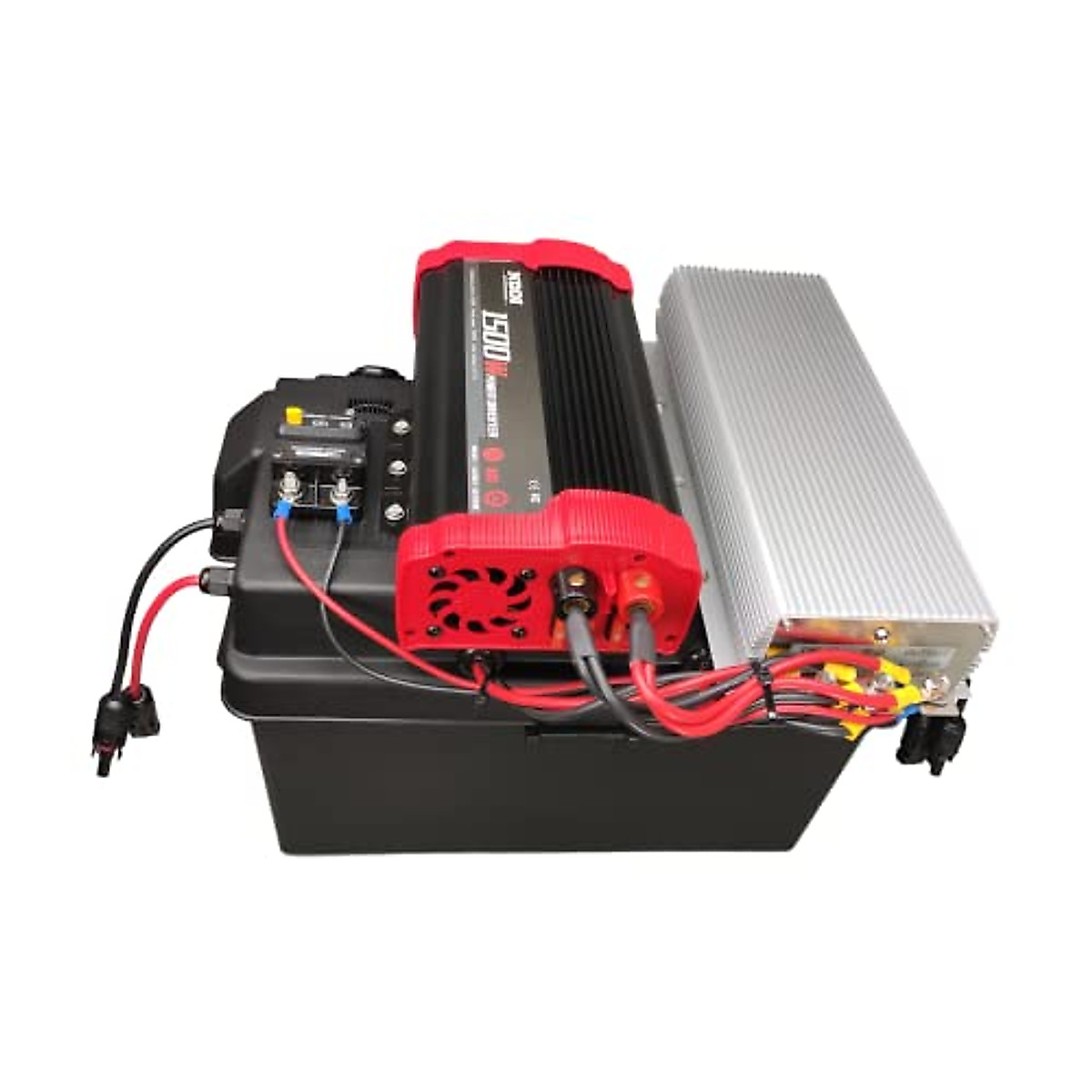 Cutting Edge Power 1500W BatteryLESS Solar Panel to 12V Solar Generator, No Battery Required, 120A Breaker, with 1500W Inverter