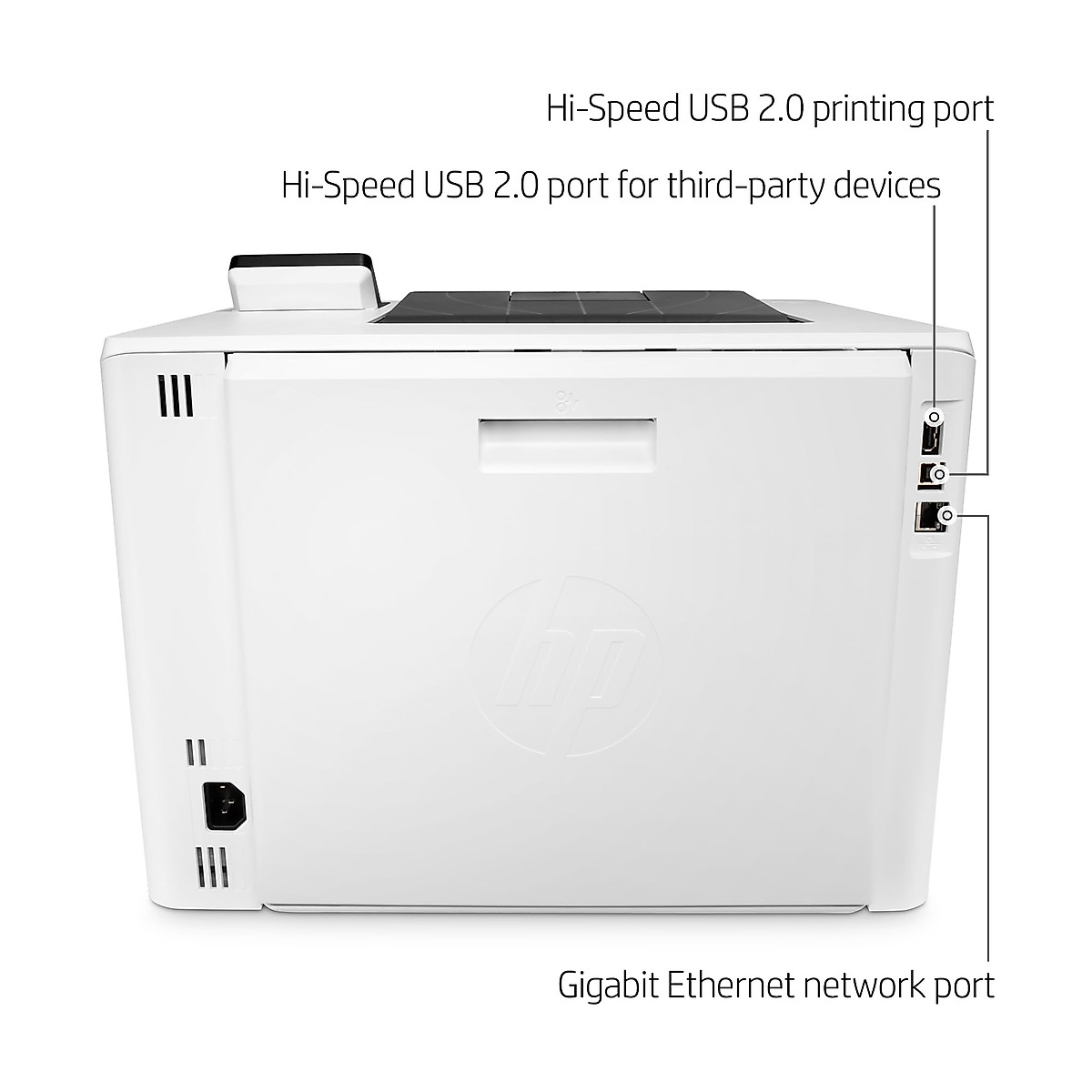 HP Color LaserJet Enterprise M455dn Duplex Printer (3PZ95A), white