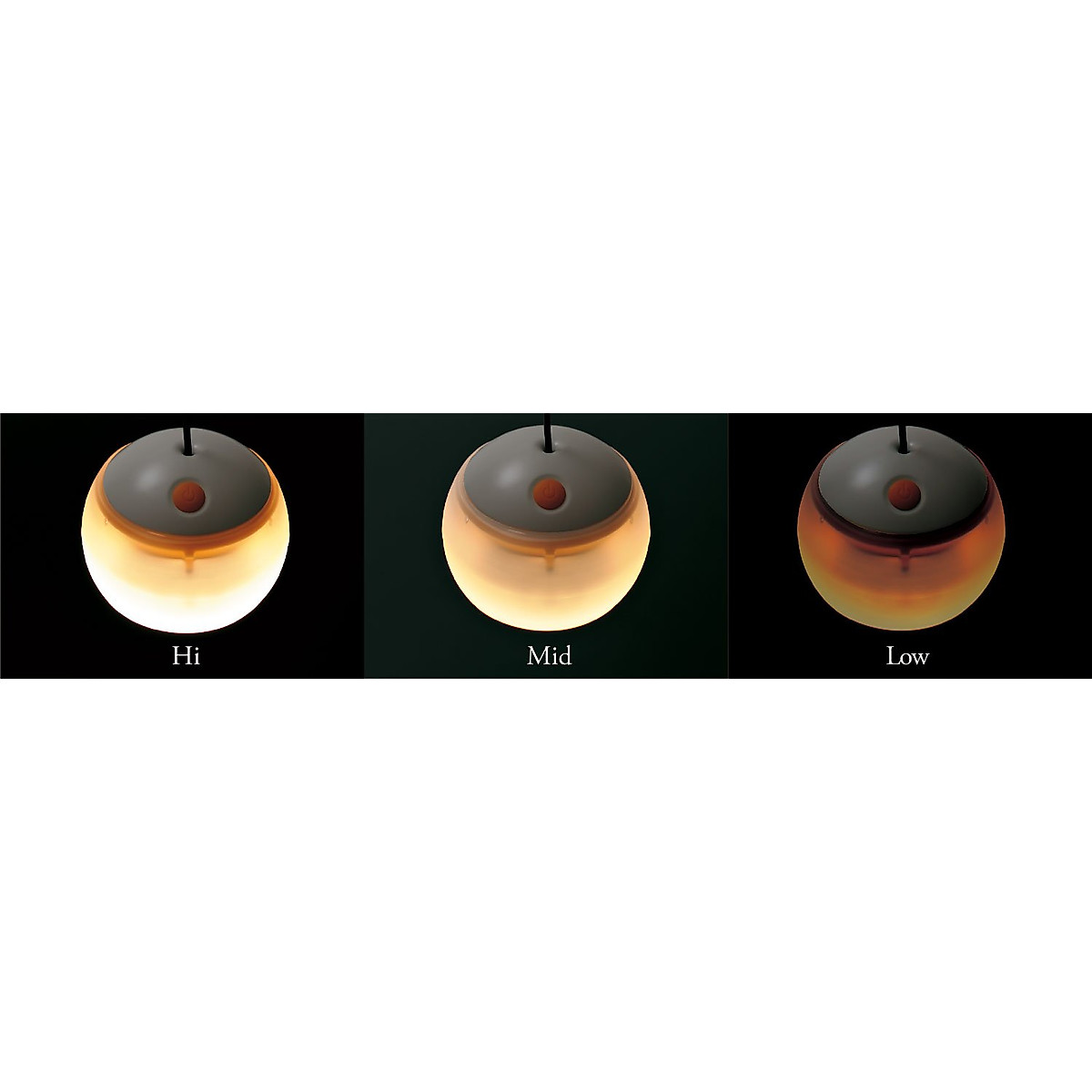 Snow Peak's Hozuki Lantern, Snow, ES-070WH, Made in Japan, Lifetime Product Guarantee, Lightweight, Compact for Camping or Backpacking, Camping Light, One Size