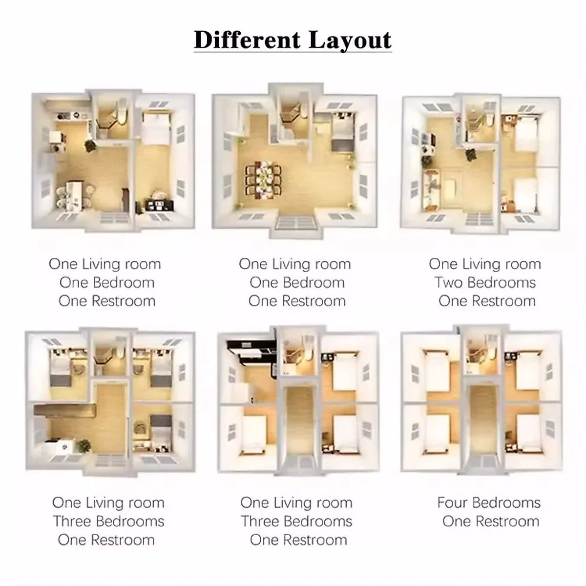 Quick Installation 20ft 40ft Folding Prefab Container Houses Foldable Container Prefab Homes Office Prefab Container Homes