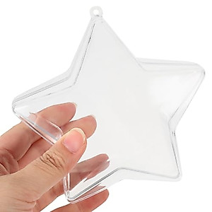 NUOBESTY Storage Case Clear Boxes Storage Container Lids Clear Beads Containers Bead Storage Mini Bead Boxes Clear Organizer Bins Bead Organizer Storage Manicure Accessories Stackable White