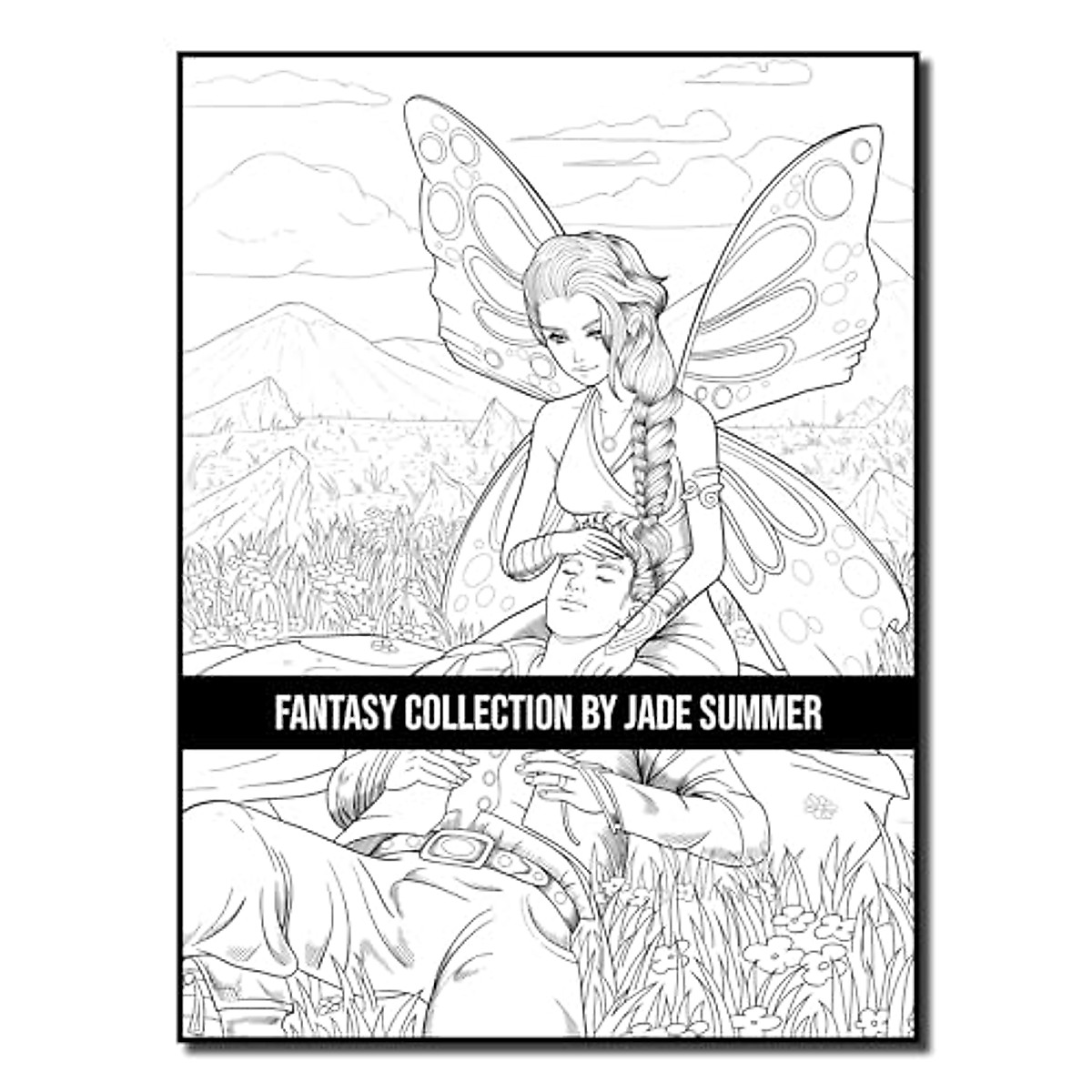 Fantasy Collection: An Adult Coloring Book with 100+ Incredible Coloring Pages of Mermaids, Fairies, Vampires, Dragons, and More!