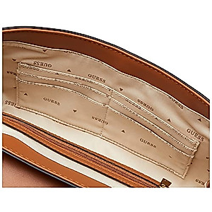 GUESS Katey Flap Shoulder Bag Natural/Cognac One Size