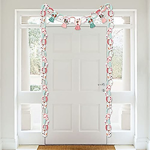 Big Dot of Happiness Run Wild Horses - 90 Chain Links and 30 Paper Tassels Decoration Kit - Pony Birthday Party Paper Chains Garland - 21 feet