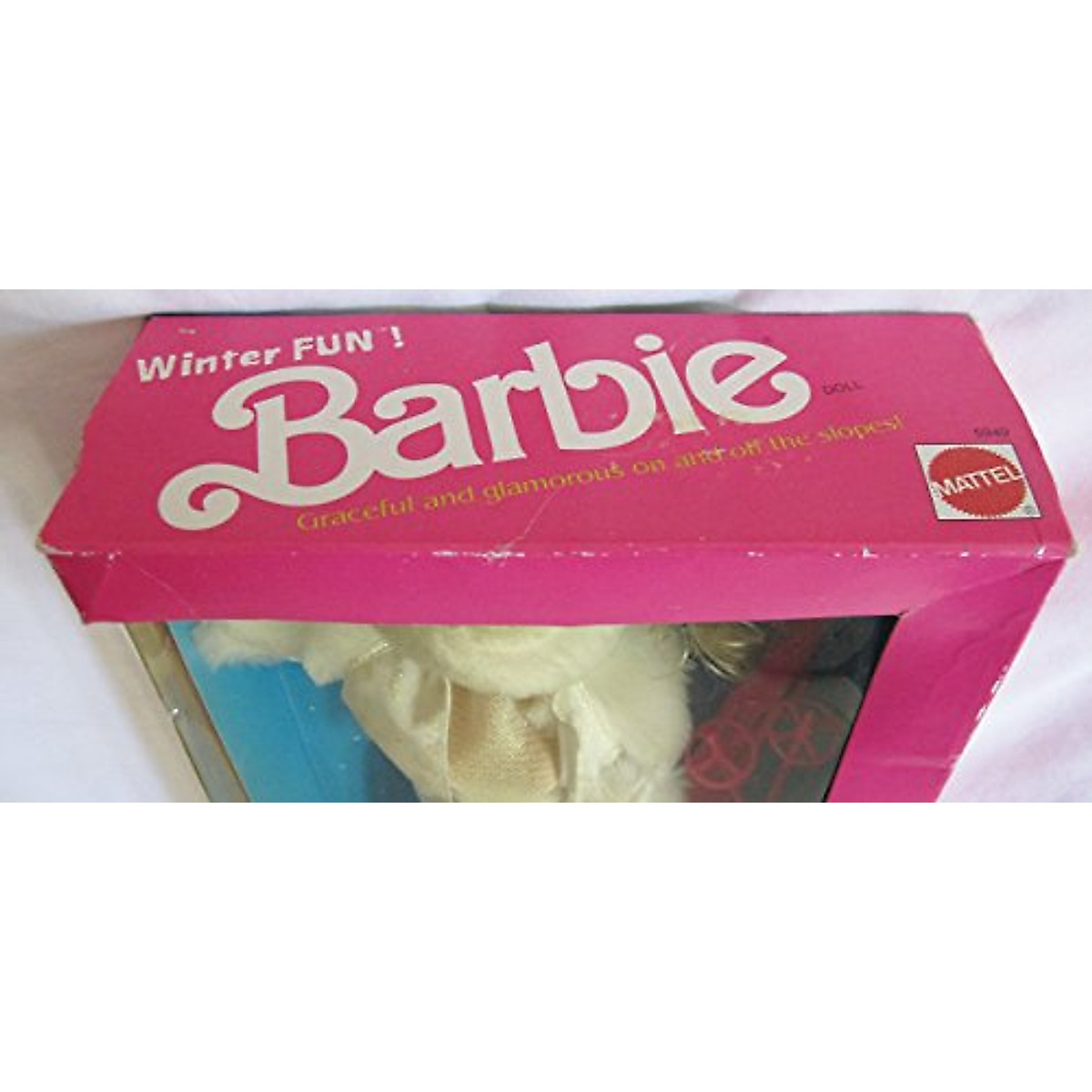 Mattel Barbie 5949 1990 Winter Fun Doll
