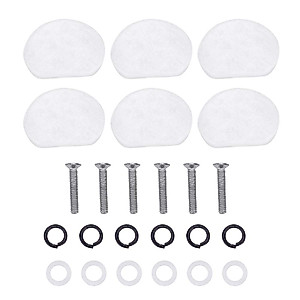 Tuning Peg Heads, 6 PCS/Set Acrylic Tuning Pegs Button Machine Heads for Guitar(#1)