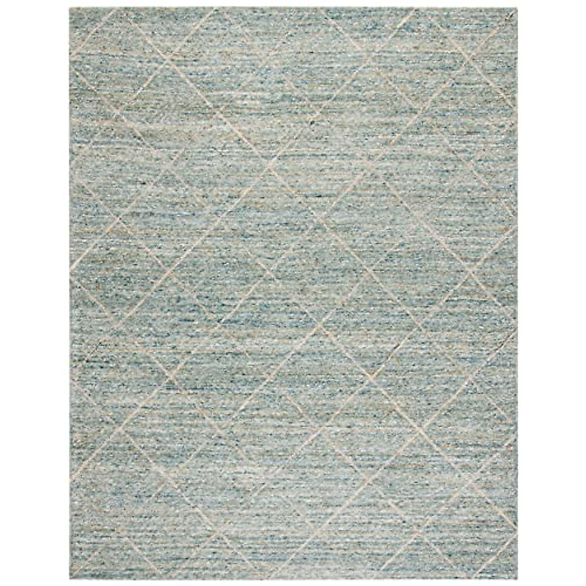 SAFAVIEH Himalaya Collection 8' x 10' Blue HIM423M Handmade Premium Wool Area Rug