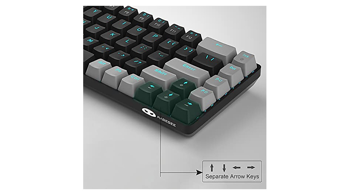 MageGee 60% Mechanical Gaming Keyboard - Compact & Stylish