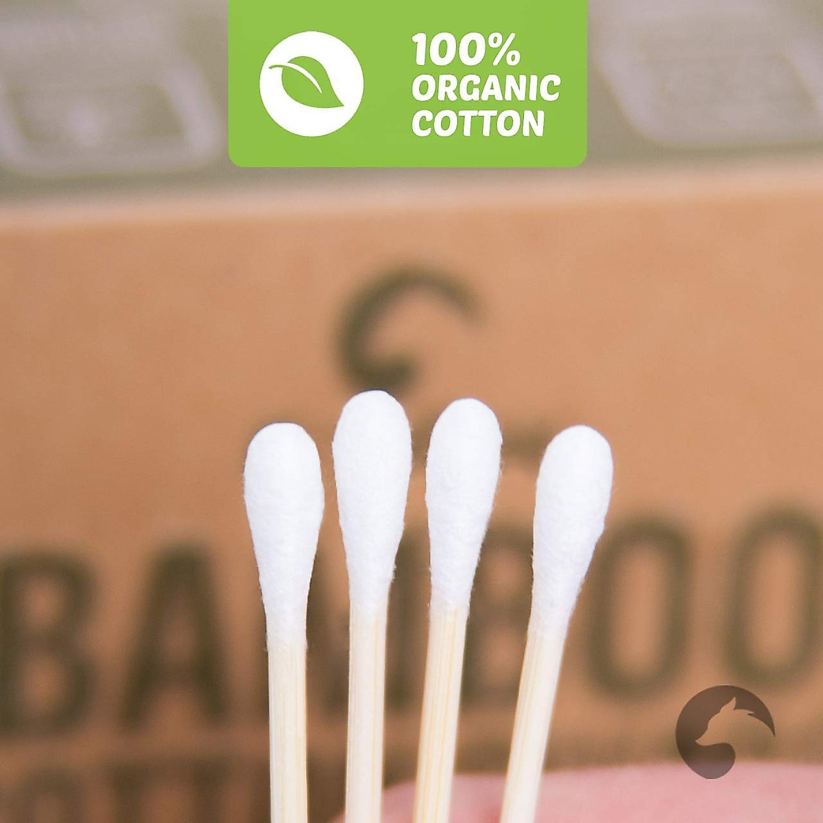 Bamboo Cotton Swabs 500 Count | Biodegradable & Organic Wooden Cotton Buds | Double Tipped Ear Sticks | 100% Eco-Friendly & Natural | Perfect for Ear Wax Removal, Arts & Crafts, Removing Dust & Dirt…