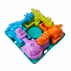 Hasbro Gaming Hungry Hungry Hippos Dino Edition Board Game, Pre-School Game for Ages 4 and Up; for 2 to 4 Players (Amazon Exclusive)