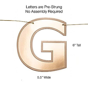 PapaKit Congrats Celebration Bunting Banner and Glitter Stars Garland Decoration Party Supply | Graduation Retirement Engagements Promotion