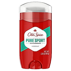 Old Spice TRTAZ11A Solid Deodorant, Pure Sport, 2.25oz, Pack of 6