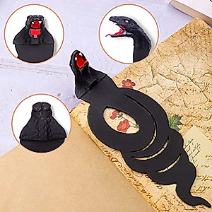 Bookmarks for Kids Boys, Snake Bookmark for Book Lovers, Cool Bookmarks for Men, Plastic Bookmark by Palksky