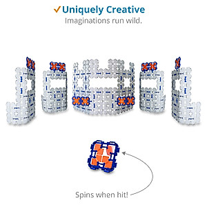 Blaster Boards - 6 Pack | Kids Fort Building Kit for Nerf Wars & Creative Play | 276 Piece Set