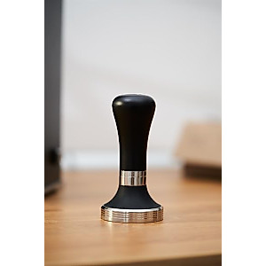 Eureka Perfect Grip 58.3mm Adjustable Espresso Tamper, Black