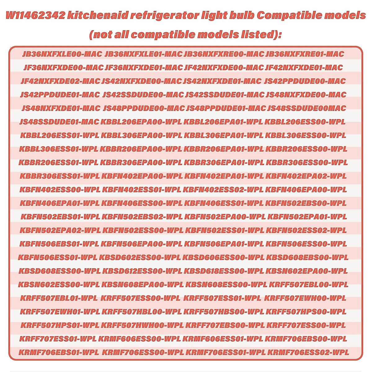 W11462342 for Whirlpool Kitchenaid Kenmore Refrigerator LED Module Assembly Replacement W10843339 W10908166 W10607479 AP6989197 PS16218086 (3)